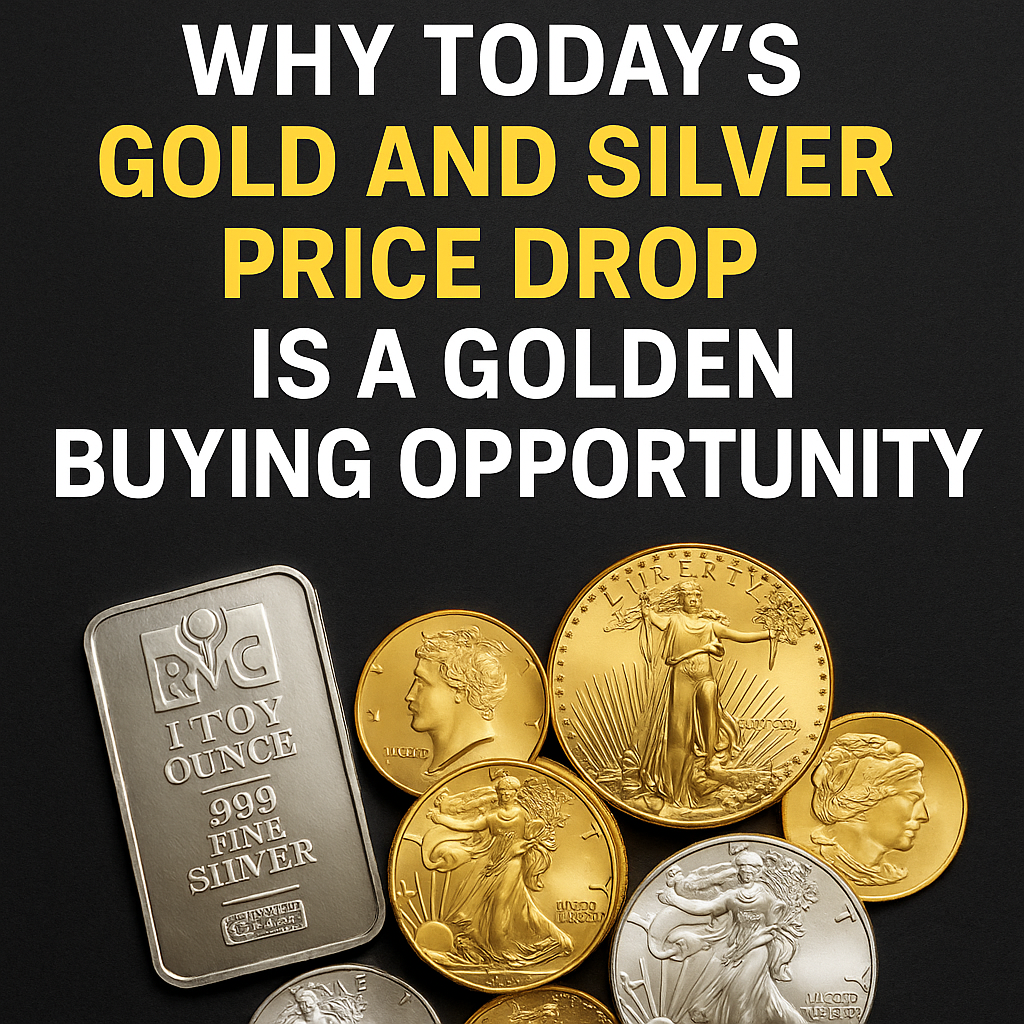 Why Today’s Gold and Silver Price Drop Is a Golden Buying Opportunity ...